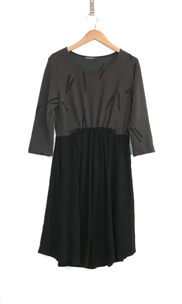 COKLUCH Notebook Dress - Black/Slate | Garmentory