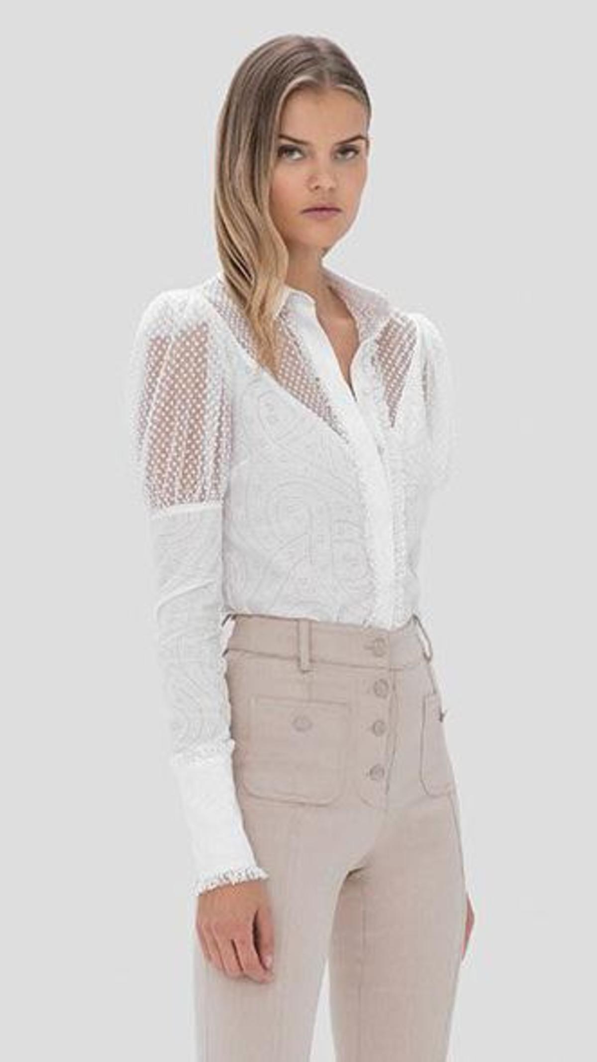 Alexis Virginia Top - white | Garmentory