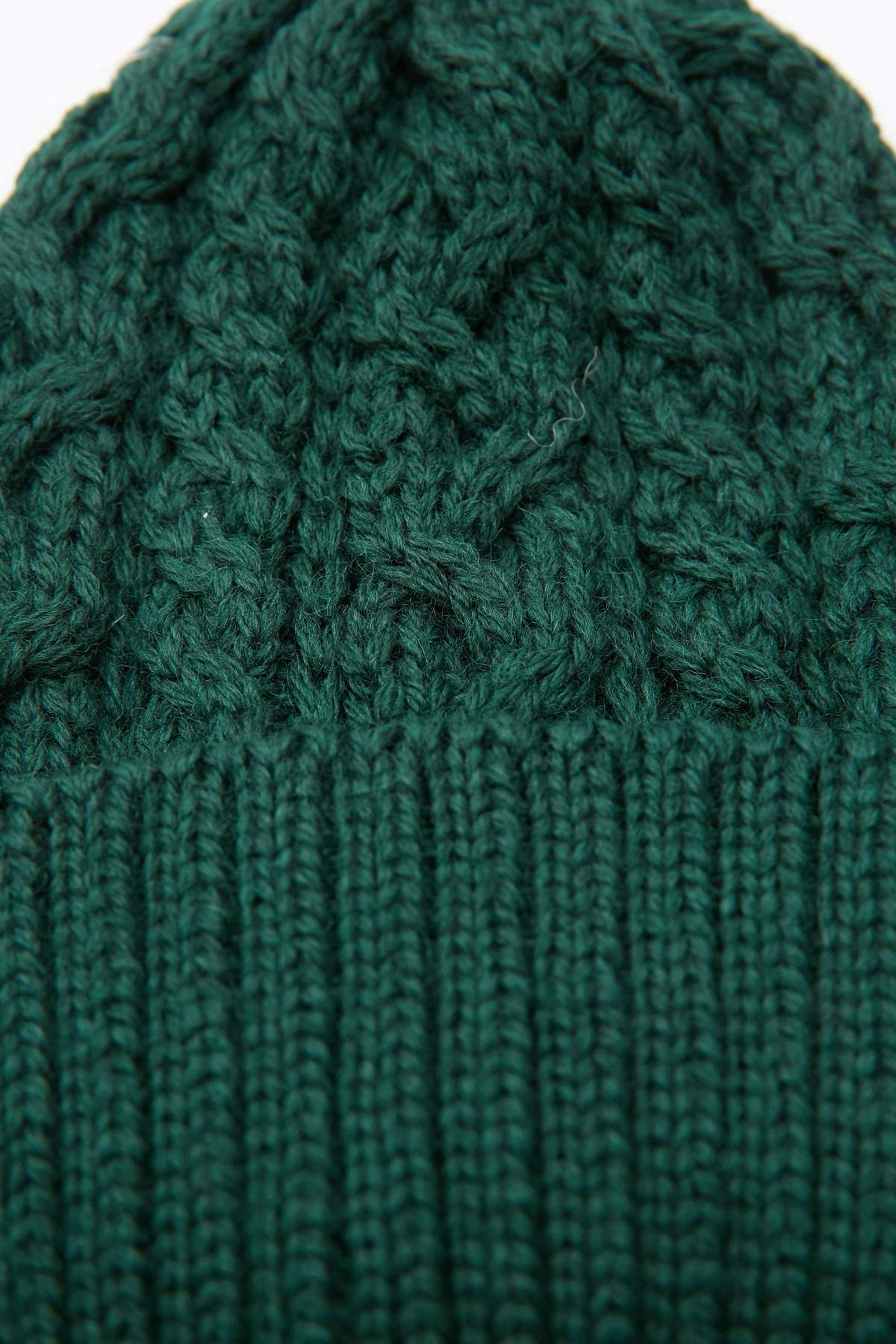 Beams Plus Cable Watch Cap - Dark Green | Garmentory