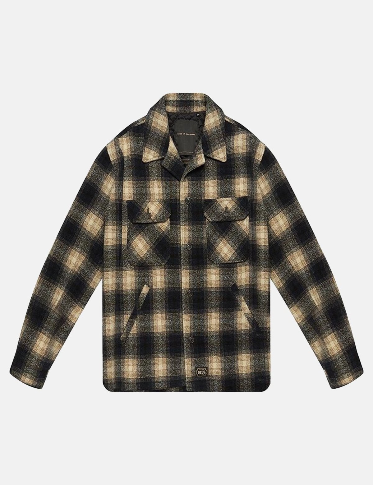 Deus Ex Machina Piston Wool Overshirt - Green | Garmentory