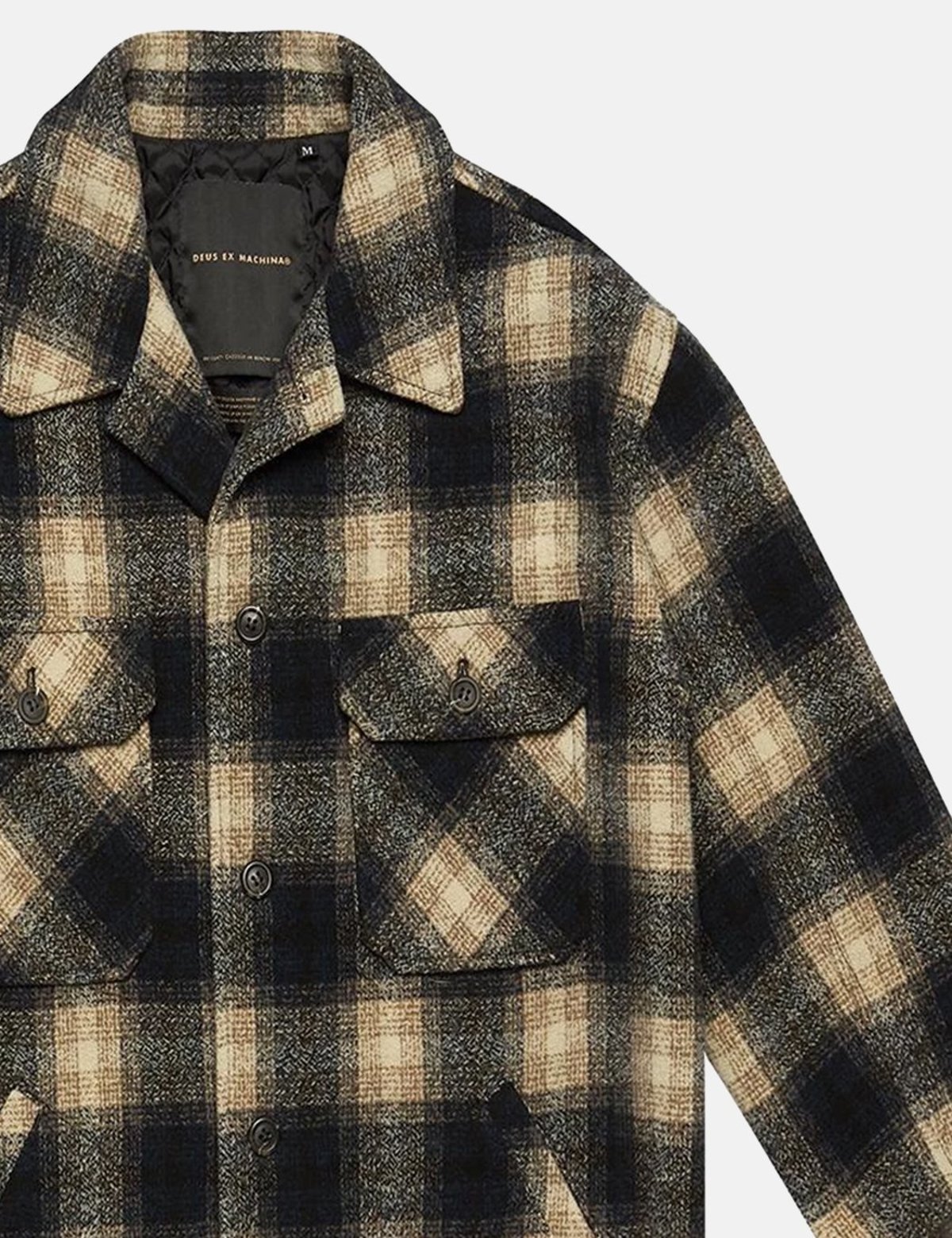 Deus Ex Machina Piston Wool Overshirt - Green | Garmentory