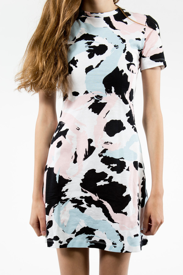 être cécile Cow Stroke A-Line Mini Dress | Garmentory