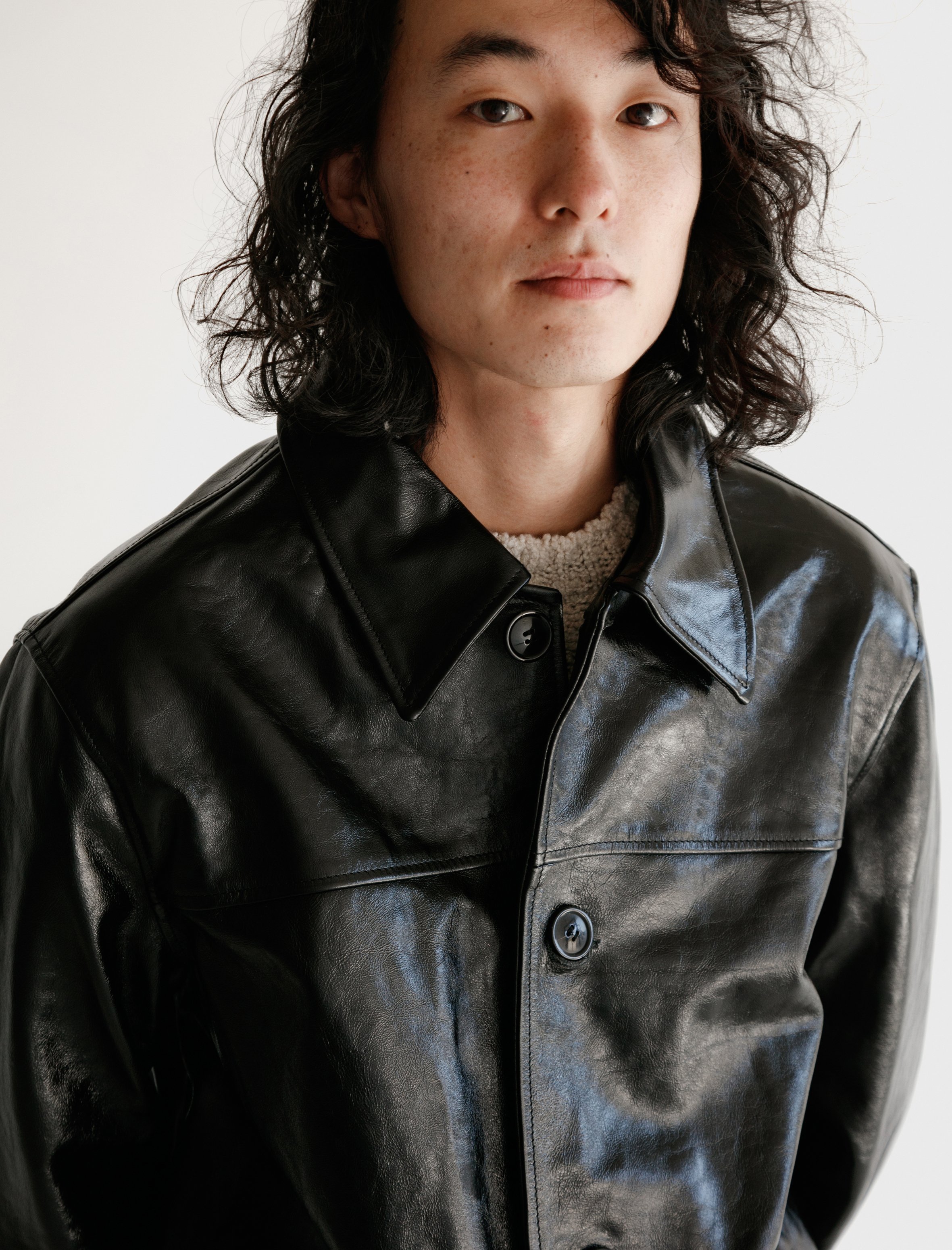 Our Legacy Buta Coat - Black Leather | Garmentory