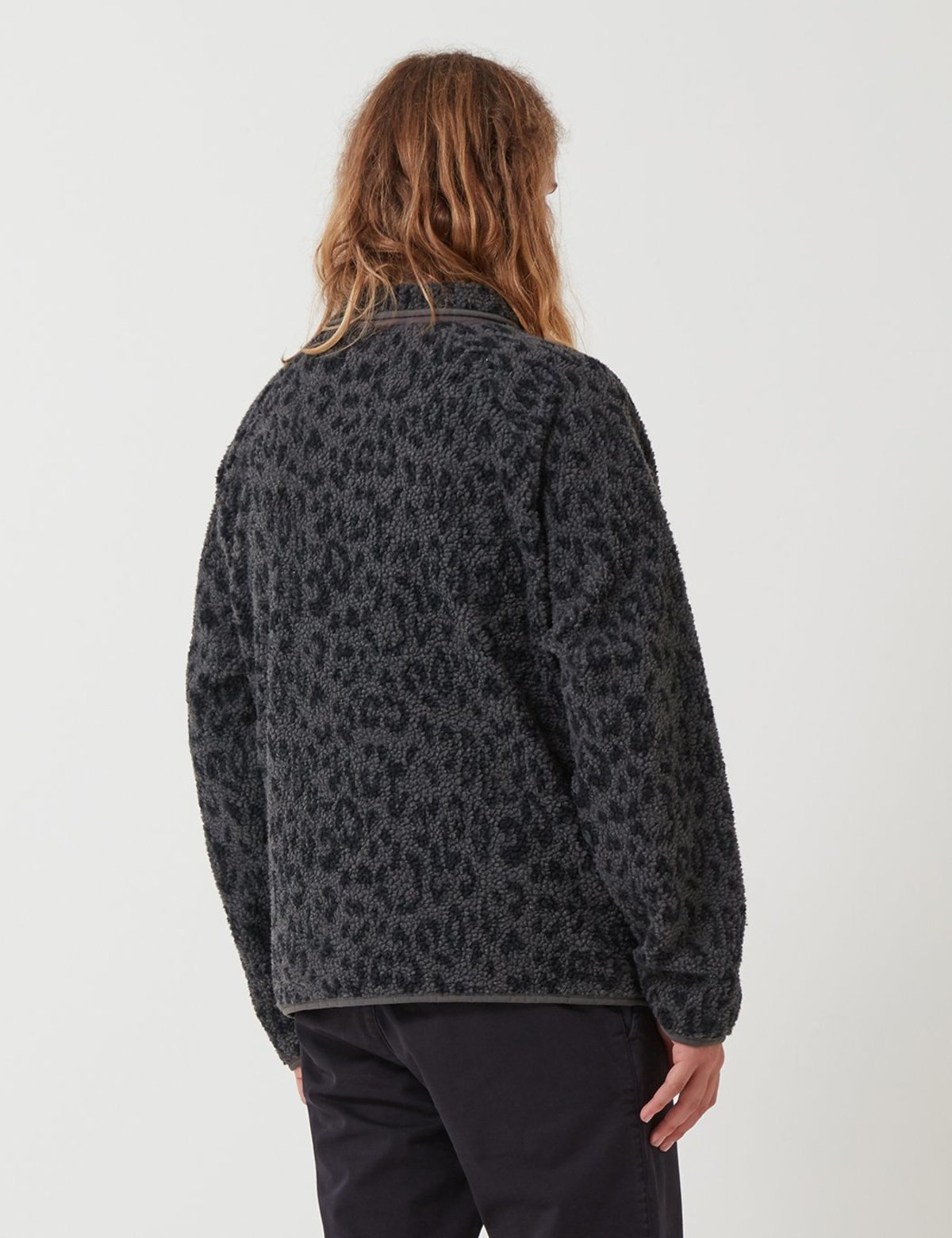 YMC Beach Leopard Jacket - Charcoal Grey/Navy Blue | Garmentory