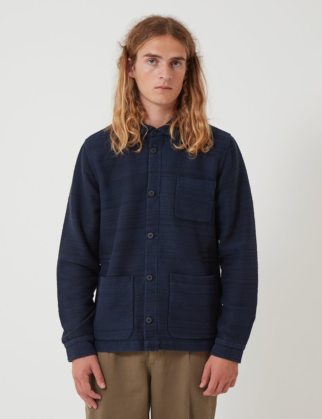 Folk Assembly Jacket - Navy Texture | Garmentory