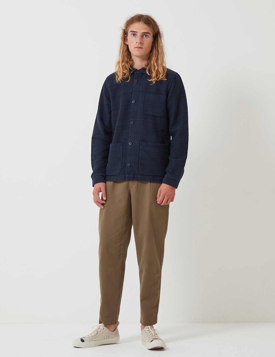 Folk Assembly Jacket - Navy Texture | Garmentory