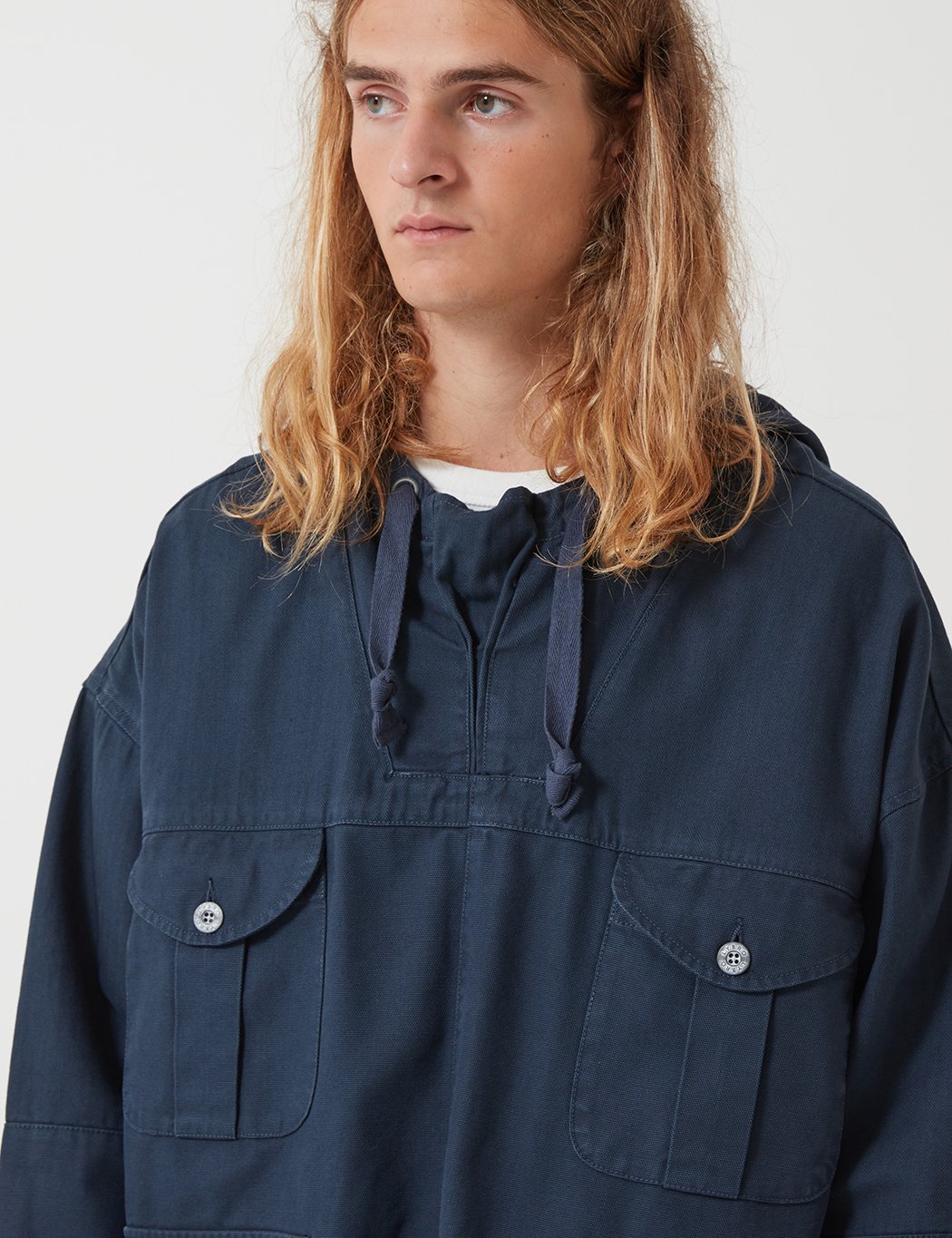 Nigel Cabourn British Army Smock Jacket - Black Navy | Garmentory