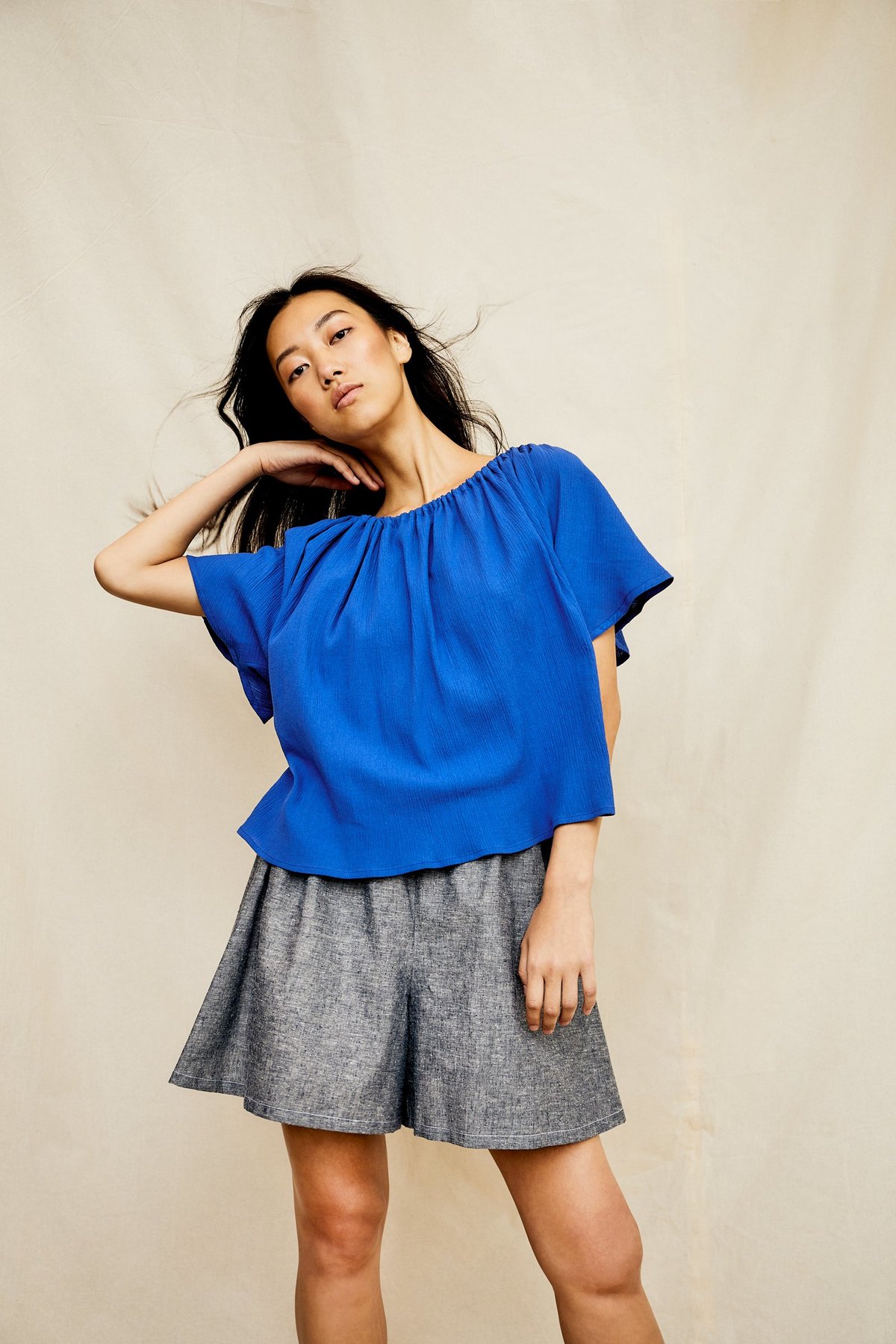 Devlyn Van Loon Linen Culotte Short | Garmentory