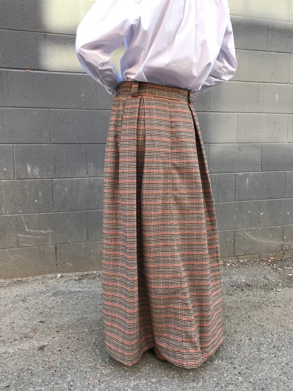 Girls of Dust Pow Check Service Skirt - Multi | Garmentory