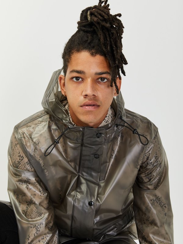 Stutterheim Rana Coat - Clear Smoke | Garmentory