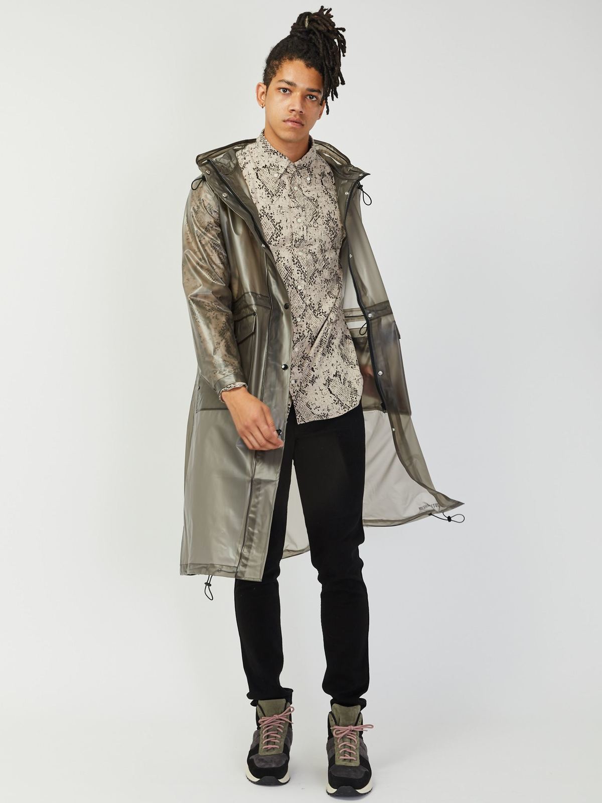 Stutterheim Rana Coat - Clear Smoke | Garmentory
