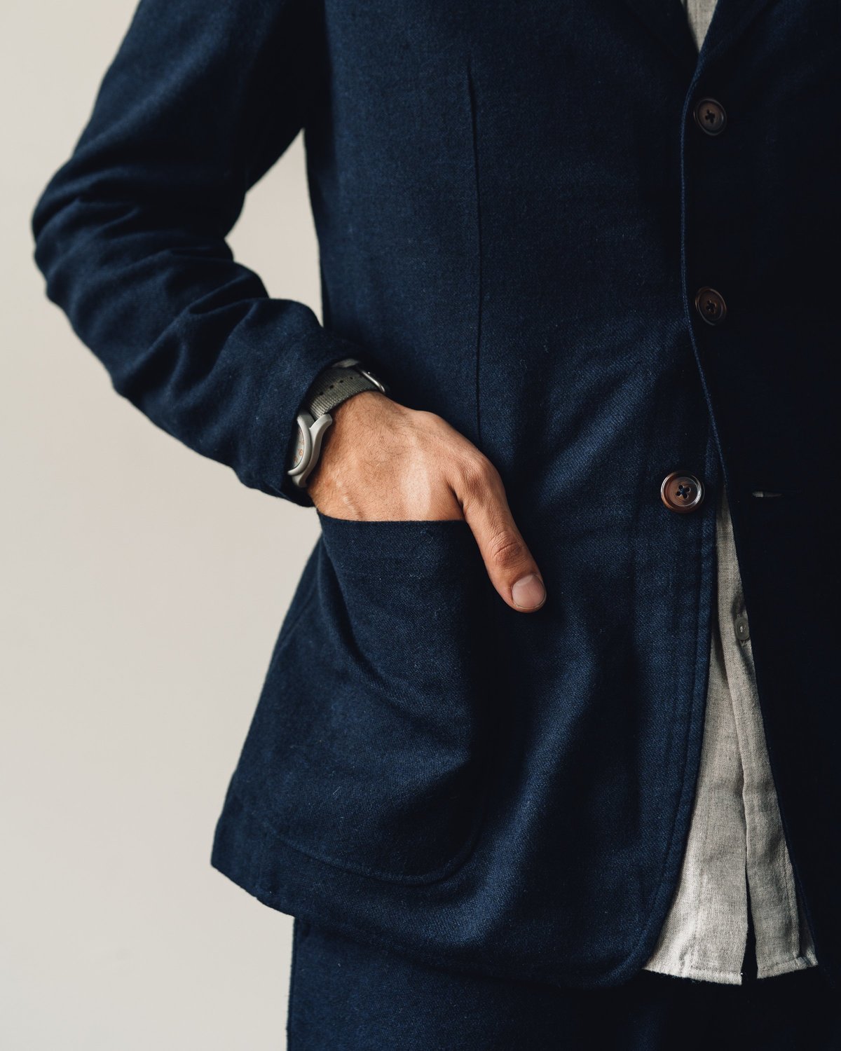 Universal Works London Jacket - Navy | Garmentory