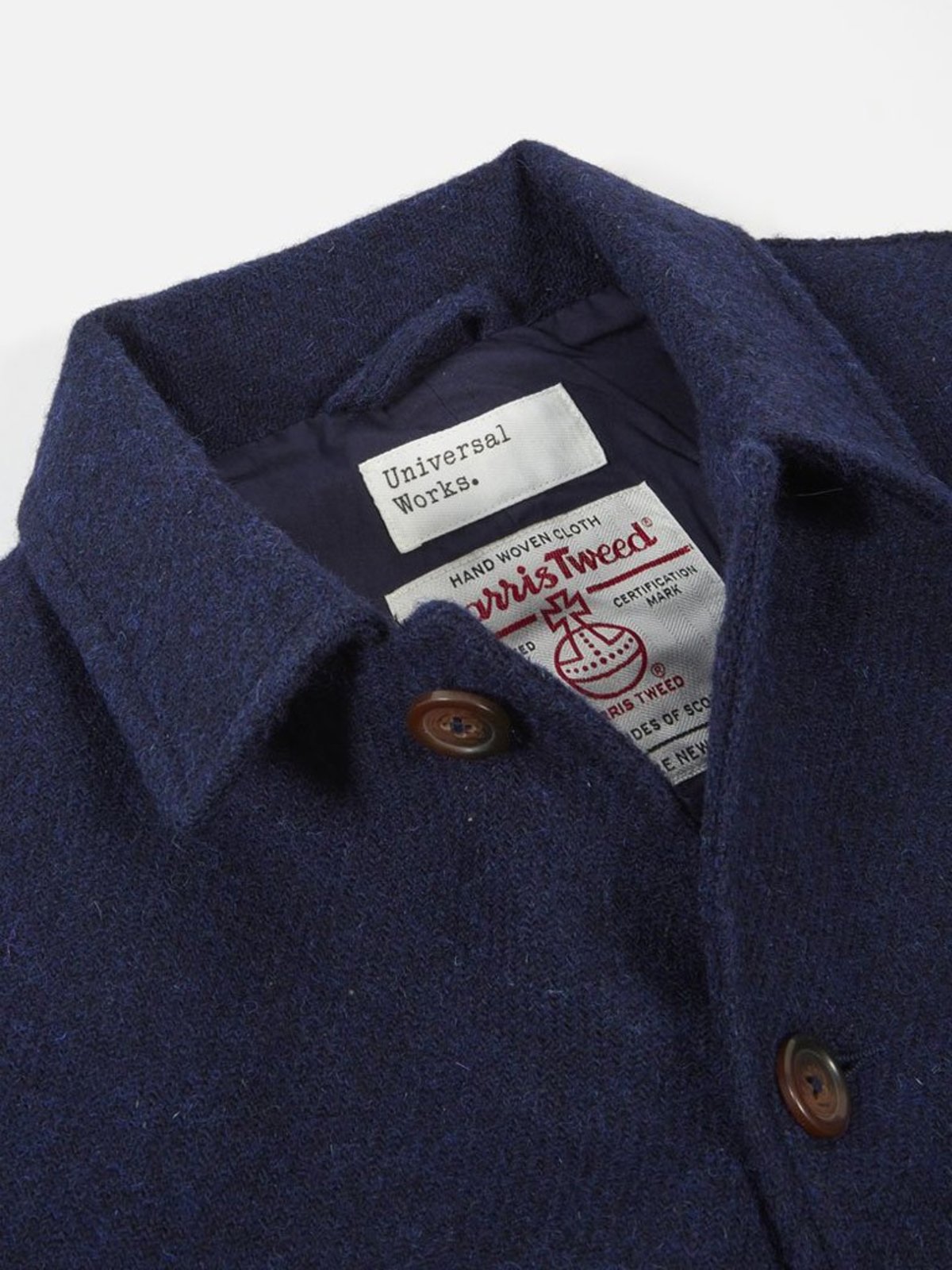 Universal Works Norfolk Bakers Harris Tweed Jacket - Indigo | Garmentory