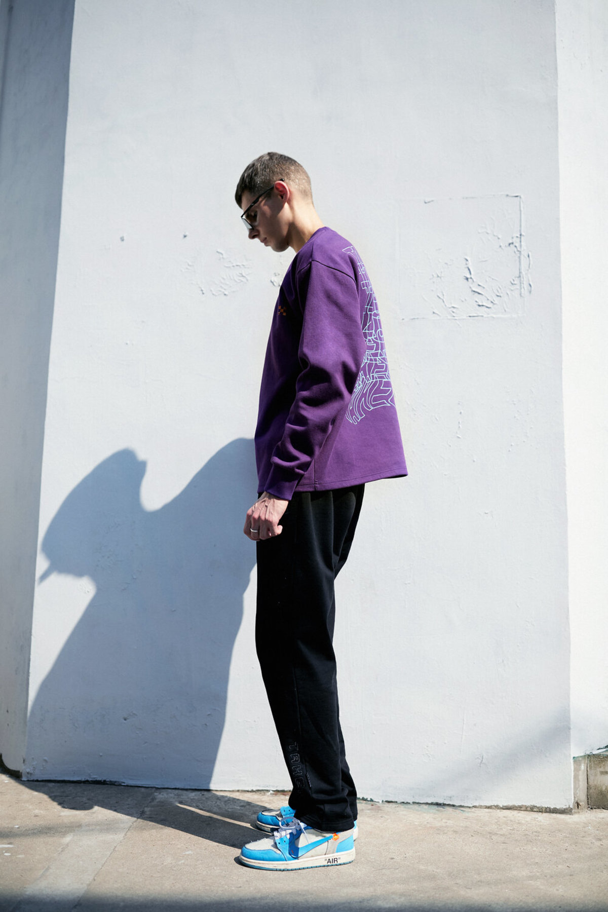 TAKEON BBL LONGSLEEVE - PURPLE | Garmentory