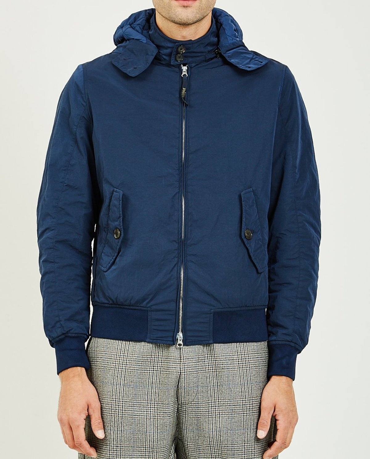 Baracuta G9 JACKET WITH HOOD - NAVY | Garmentory