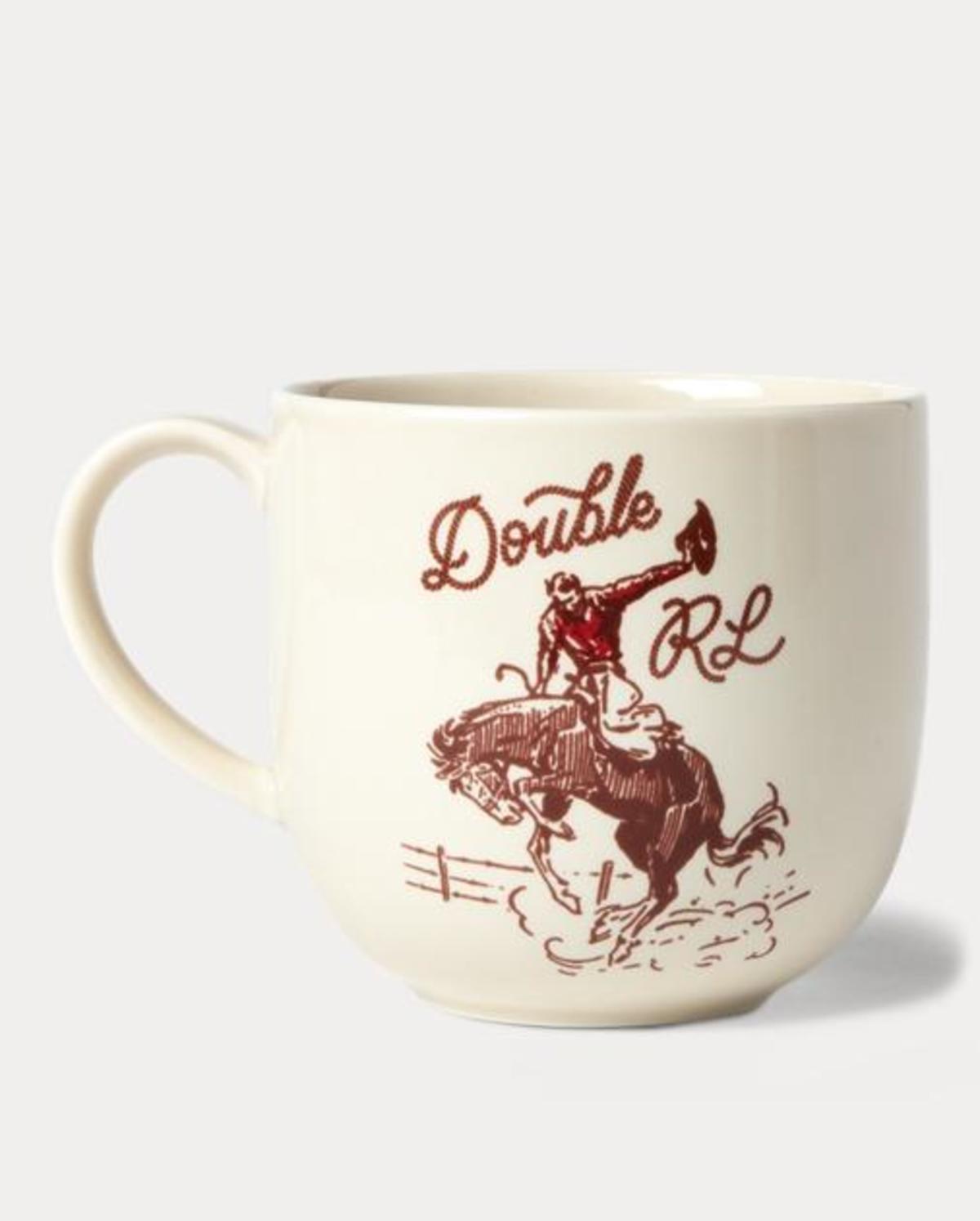 RRL Limited Edition Rodeo Souvenir Mug - Cream | Garmentory