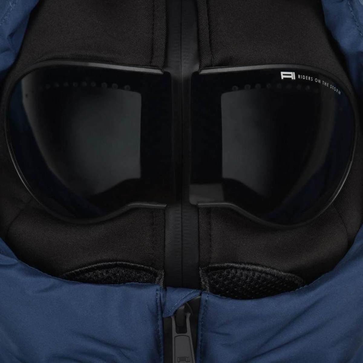 kids AI Riders On The Storm long puffy jacket - navy | Garmentory