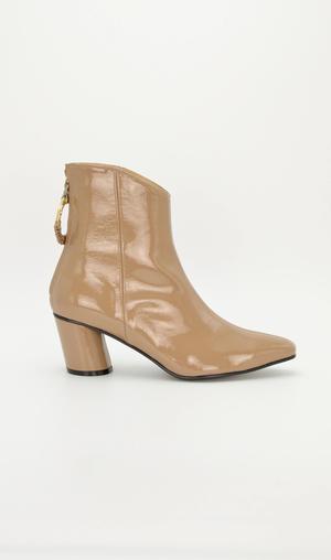 Reike Nen Oblique Turnover Ring Boots - Beige | Garmentory