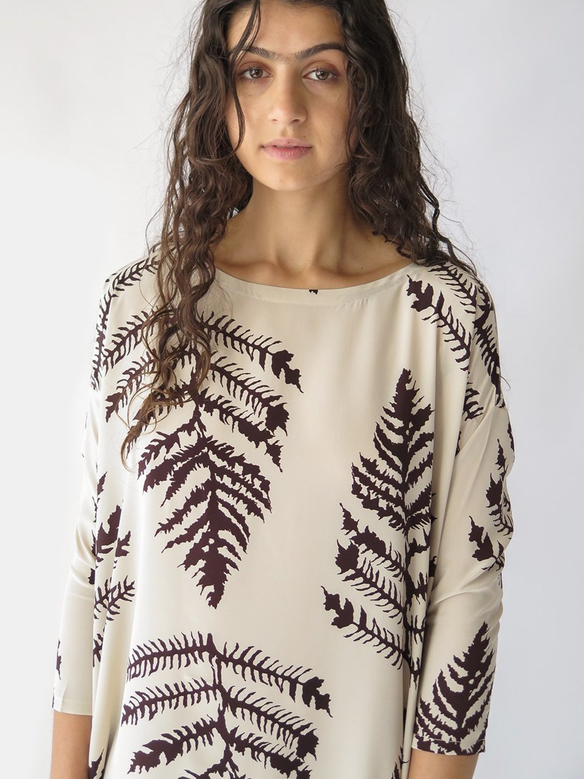 erica tanov fern ines dress - stone | Garmentory