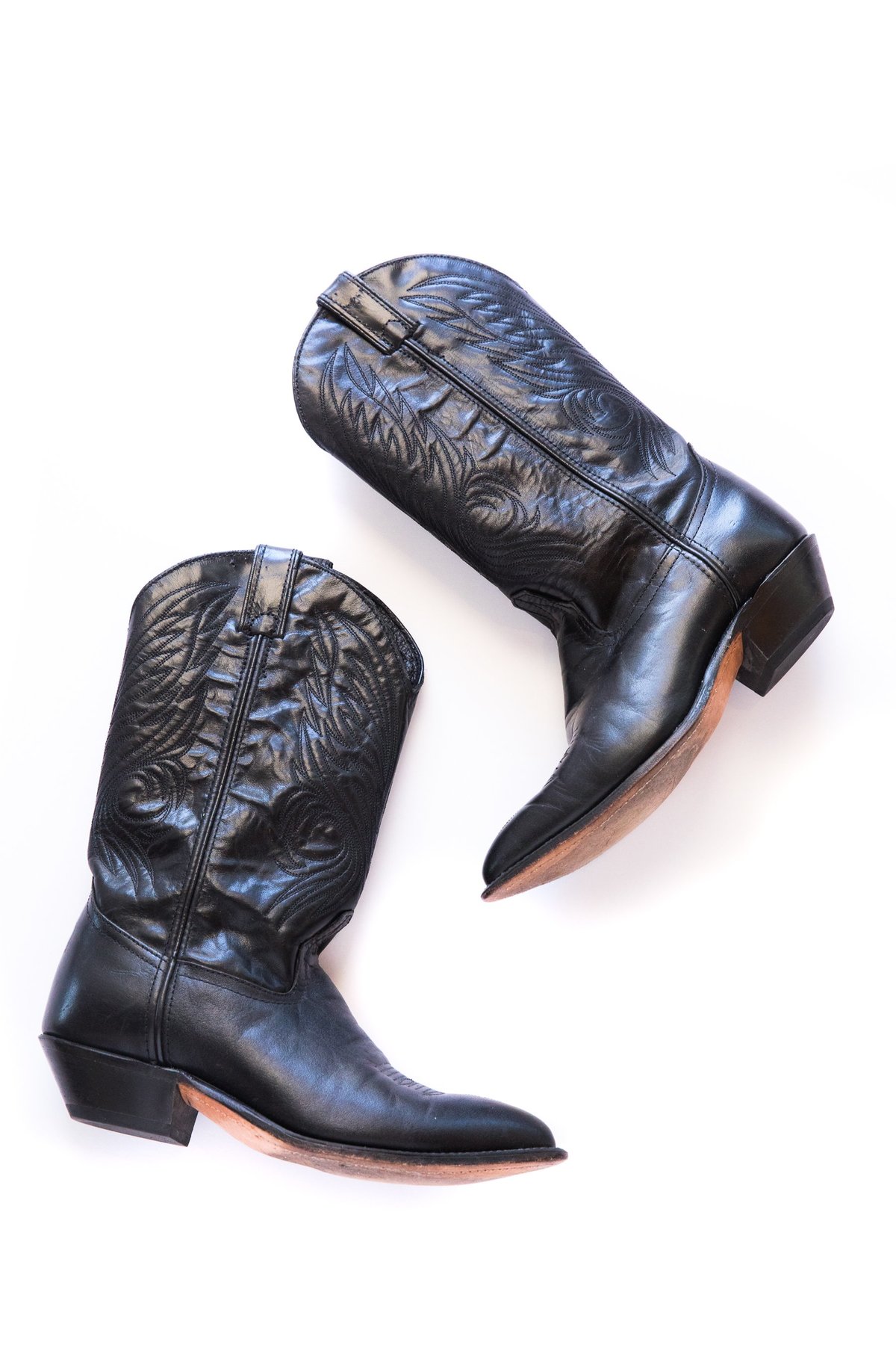 Prism Boutique Vintage Code West Cowboy Boots - Black | Garmentory