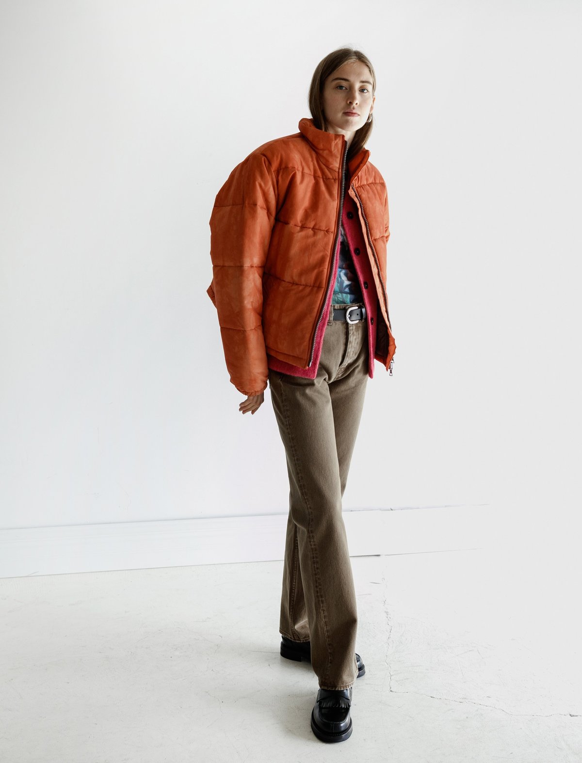 Our Legacy Intact Puffa Jacket - Rust | Garmentory