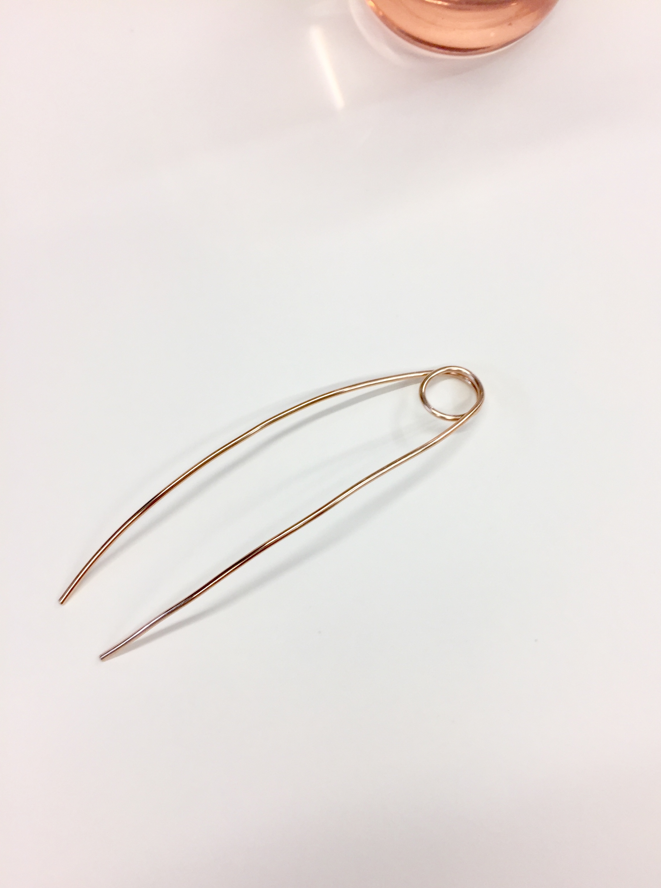 Bartleby Objects Loop Hairpin - Bronze | Garmentory