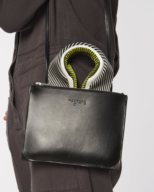 Actually Existing A5 leather bag - Black | Garmentory