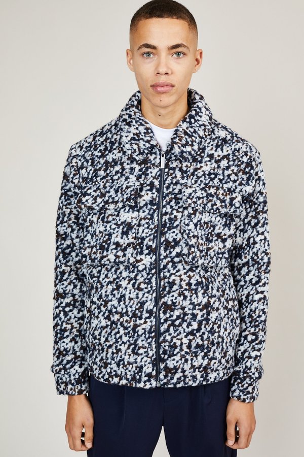 Native Youth CARRARA JACKET - White/Navy | Garmentory