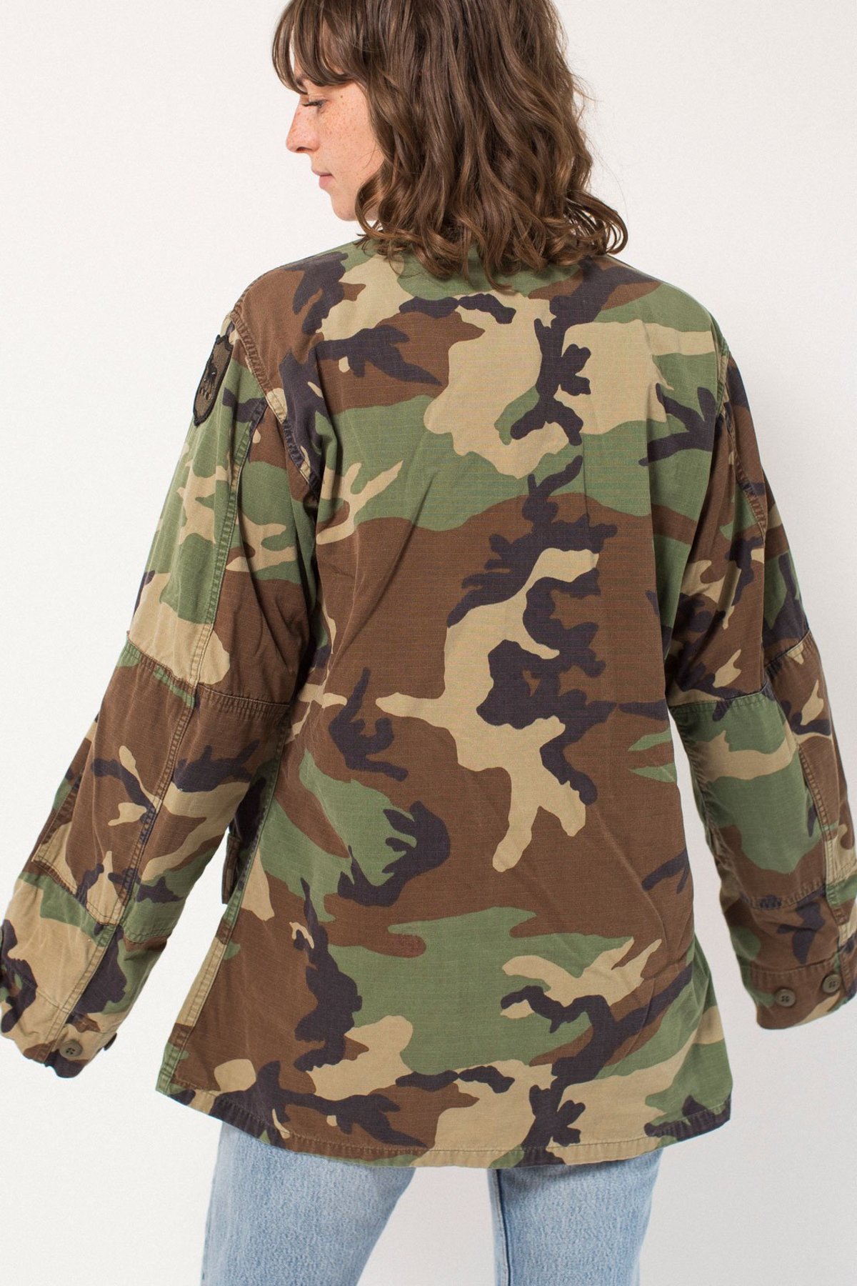 Preservation Vintage Military Button-up - Camo | Garmentory