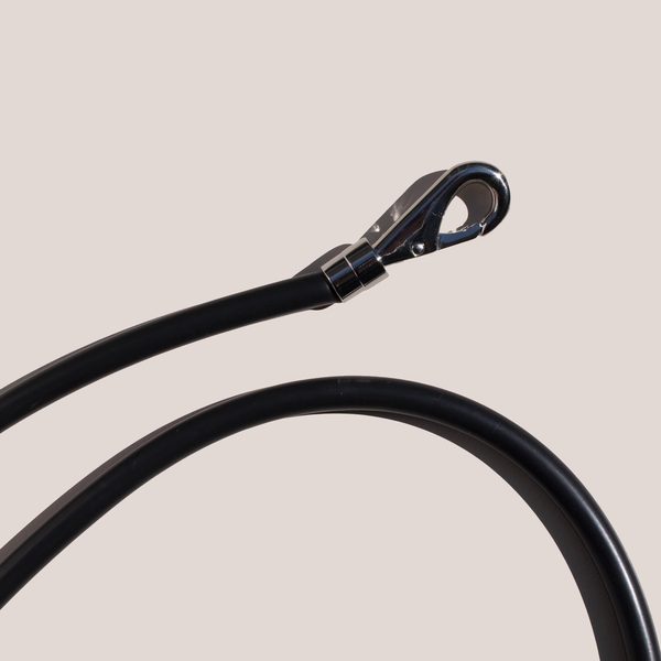 Tibi Rubber Tube Belt - Black | Garmentory