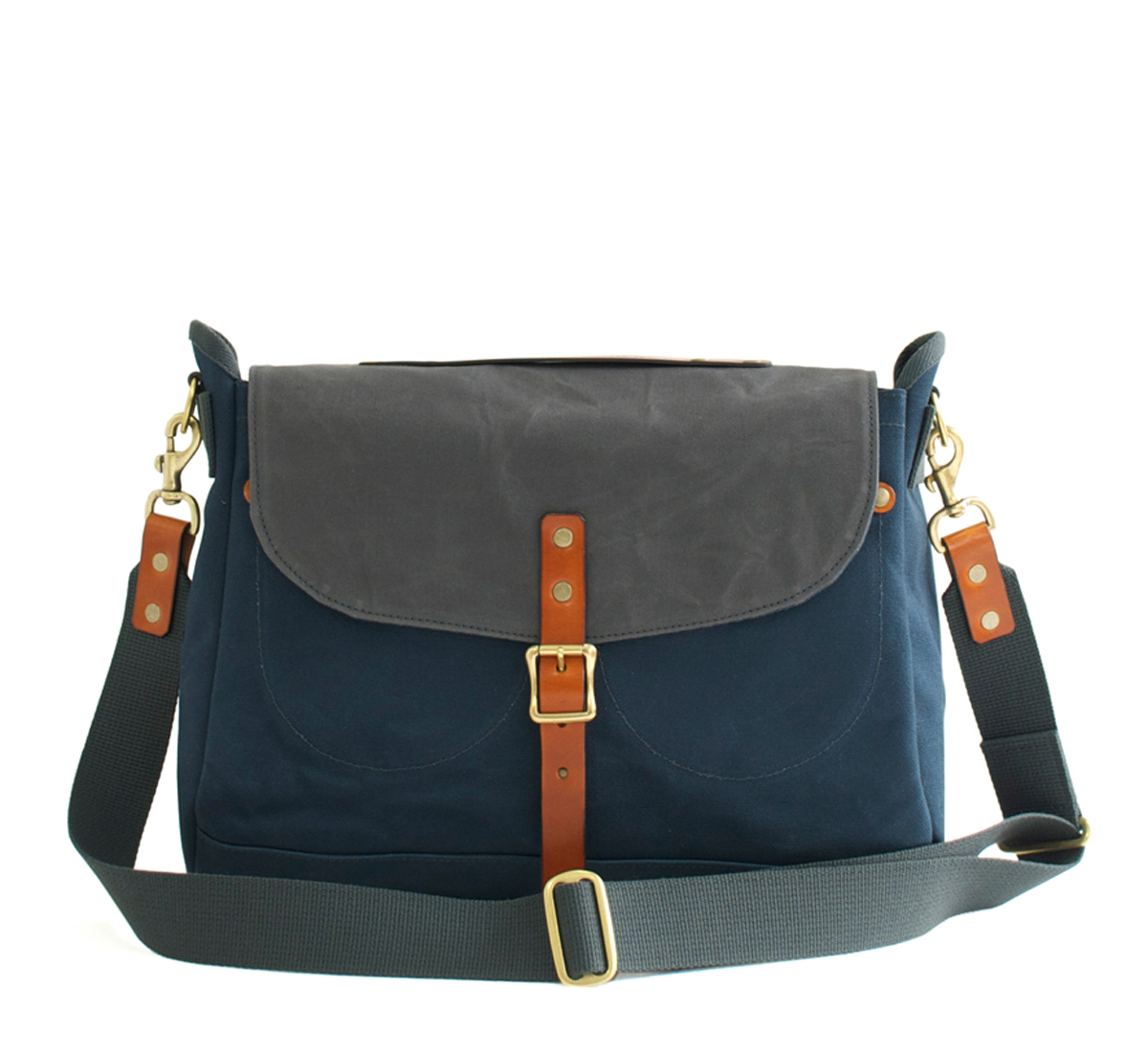 Navy and Tan PX Haversack by Southern Field Industries | Garmentory