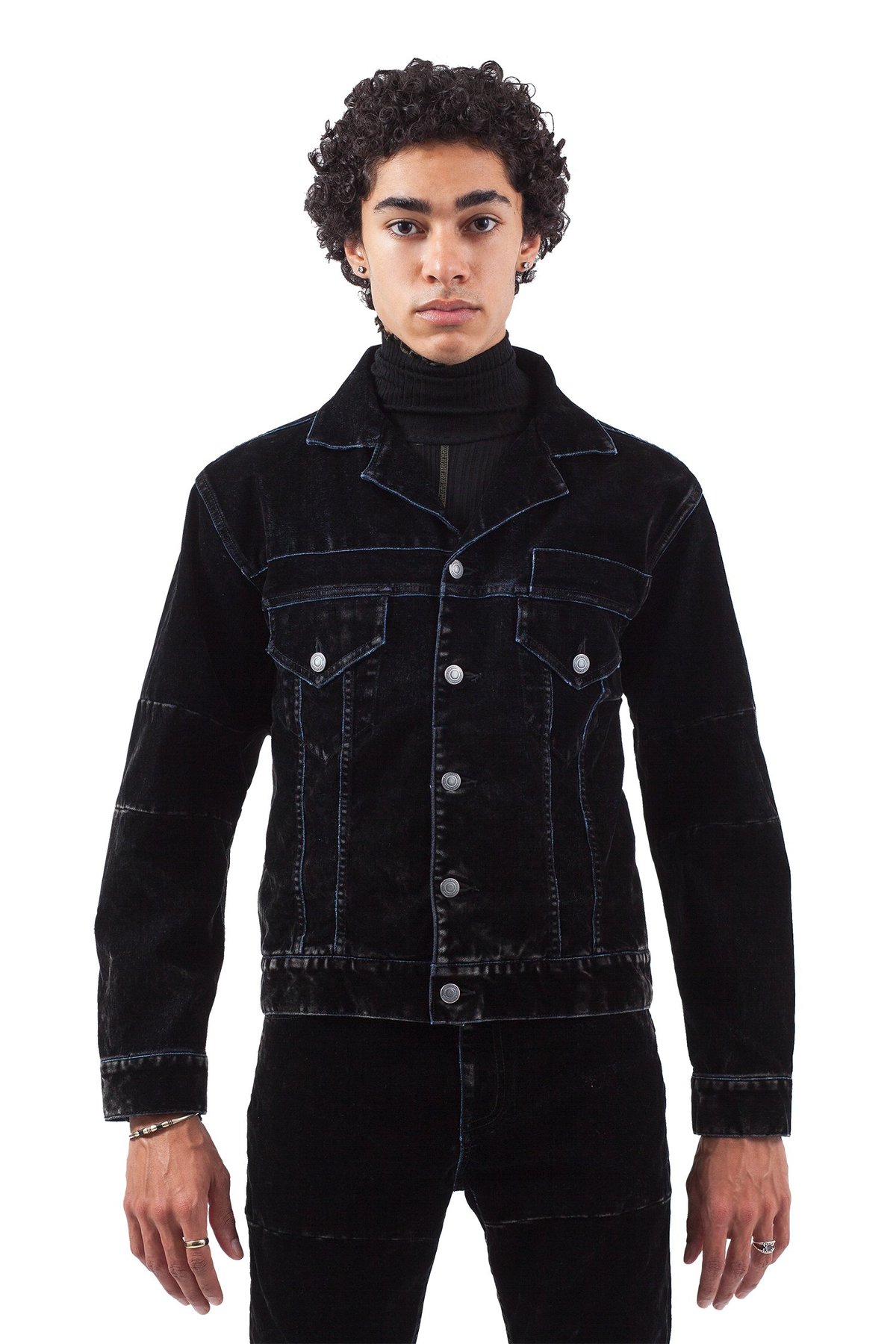 Christian Dada Flock Denim Jacket | Garmentory