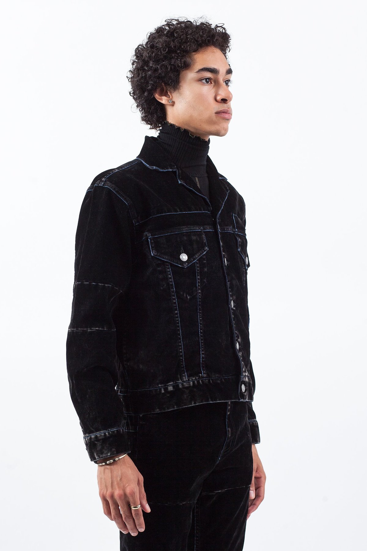 Christian Dada Flock Denim Jacket | Garmentory