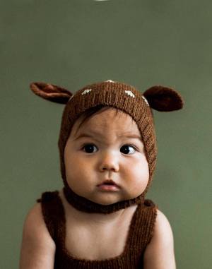Kids Oeuf Bambi Costume Hat & Footie Set | Garmentory