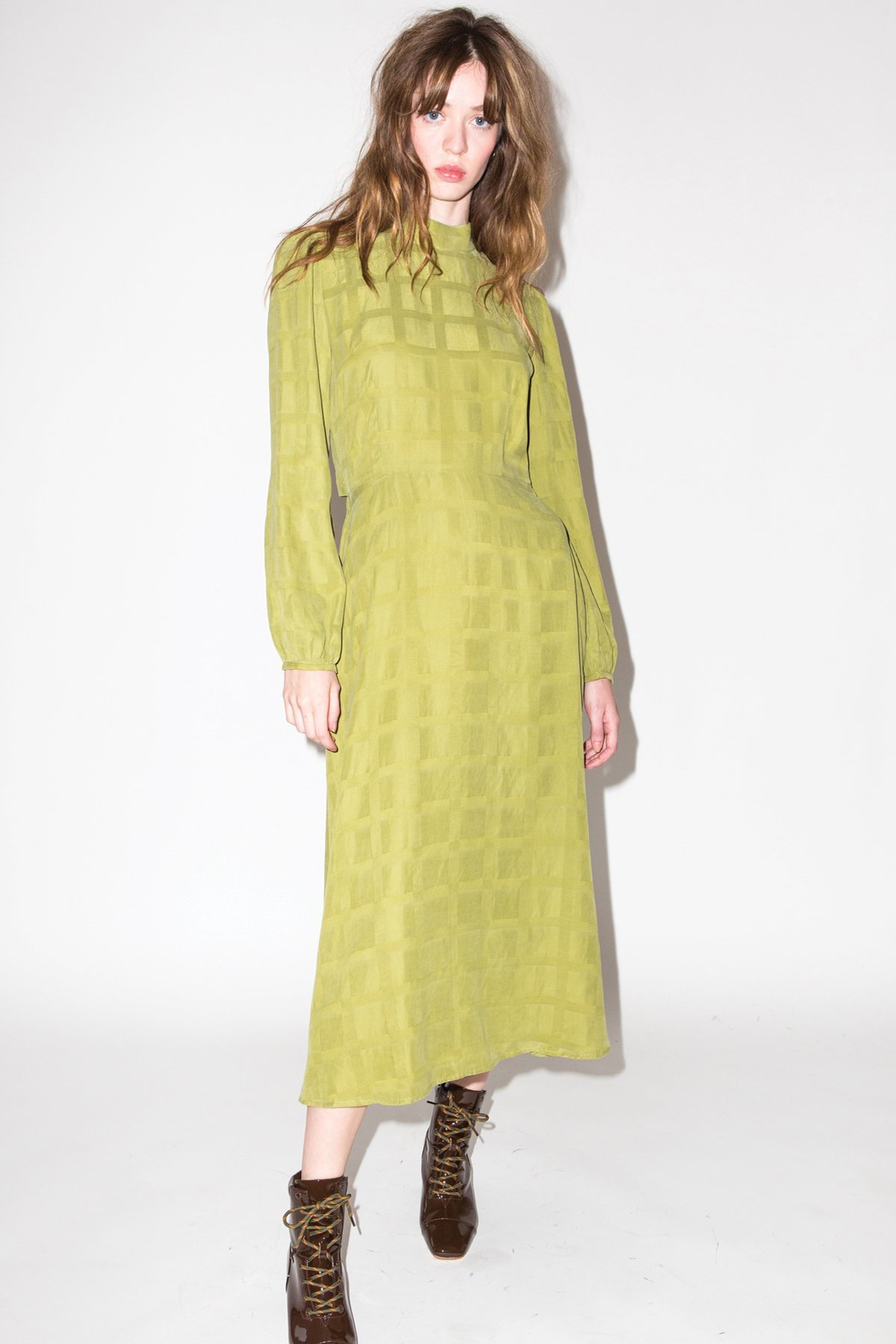 Kurt Lyle Duke Dress - Moss | Garmentory