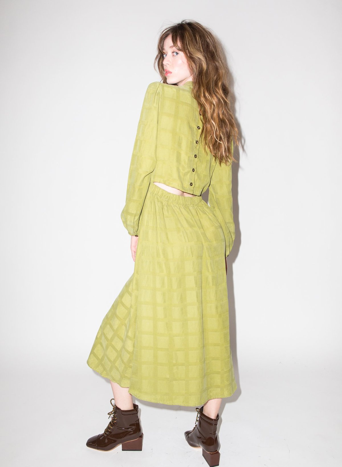 Kurt Lyle Duke Dress - Moss | Garmentory