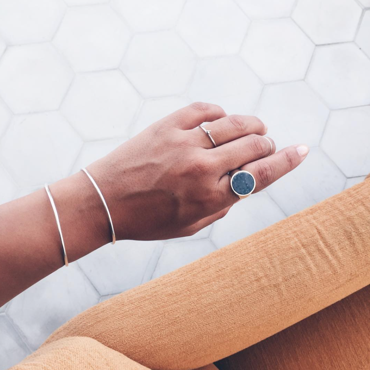 Tarin Thomas Everett Ring - Spongy Blue Coral | Garmentory