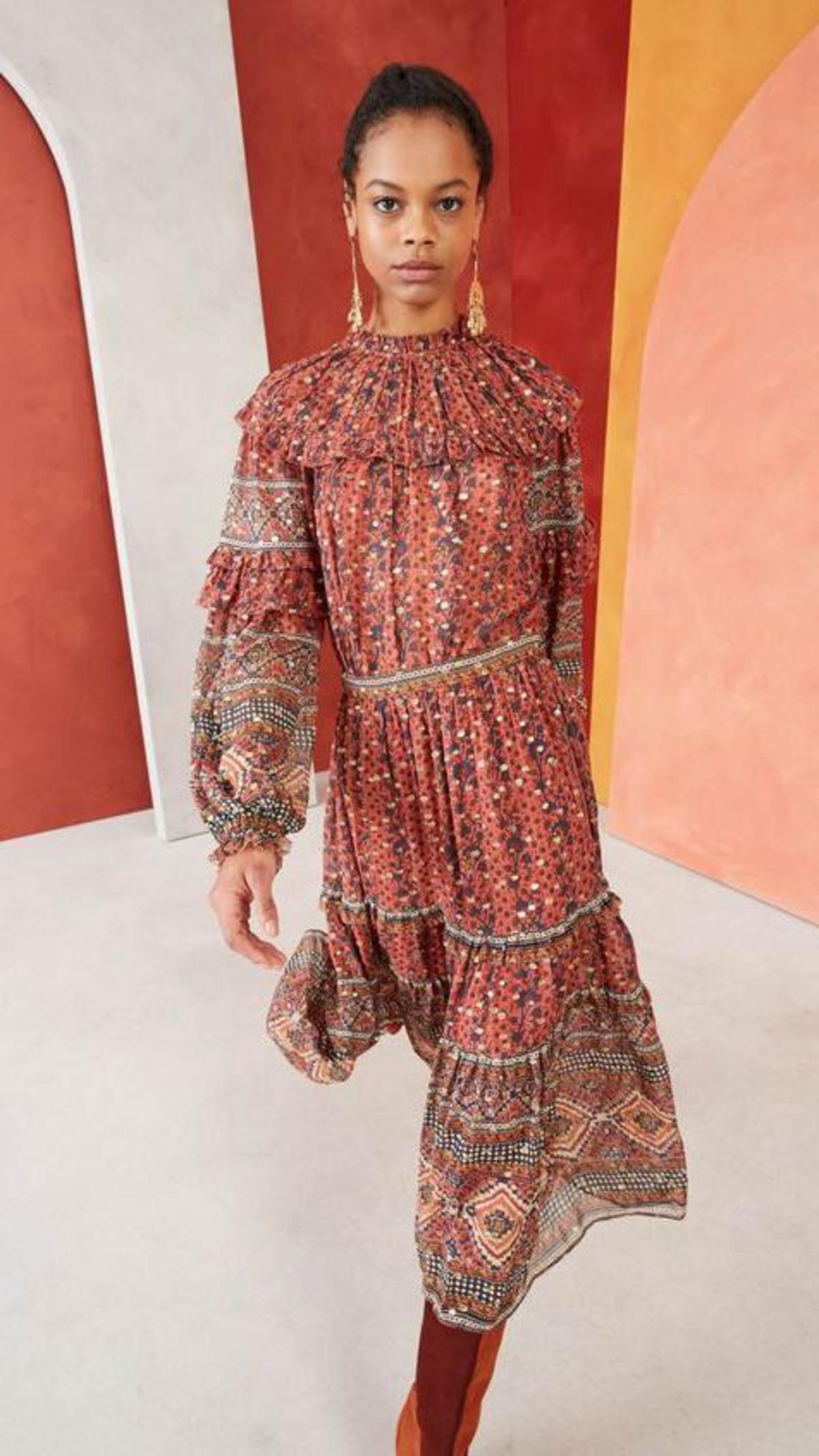 Ulla Johnson Thea Skirt - Brick | Garmentory