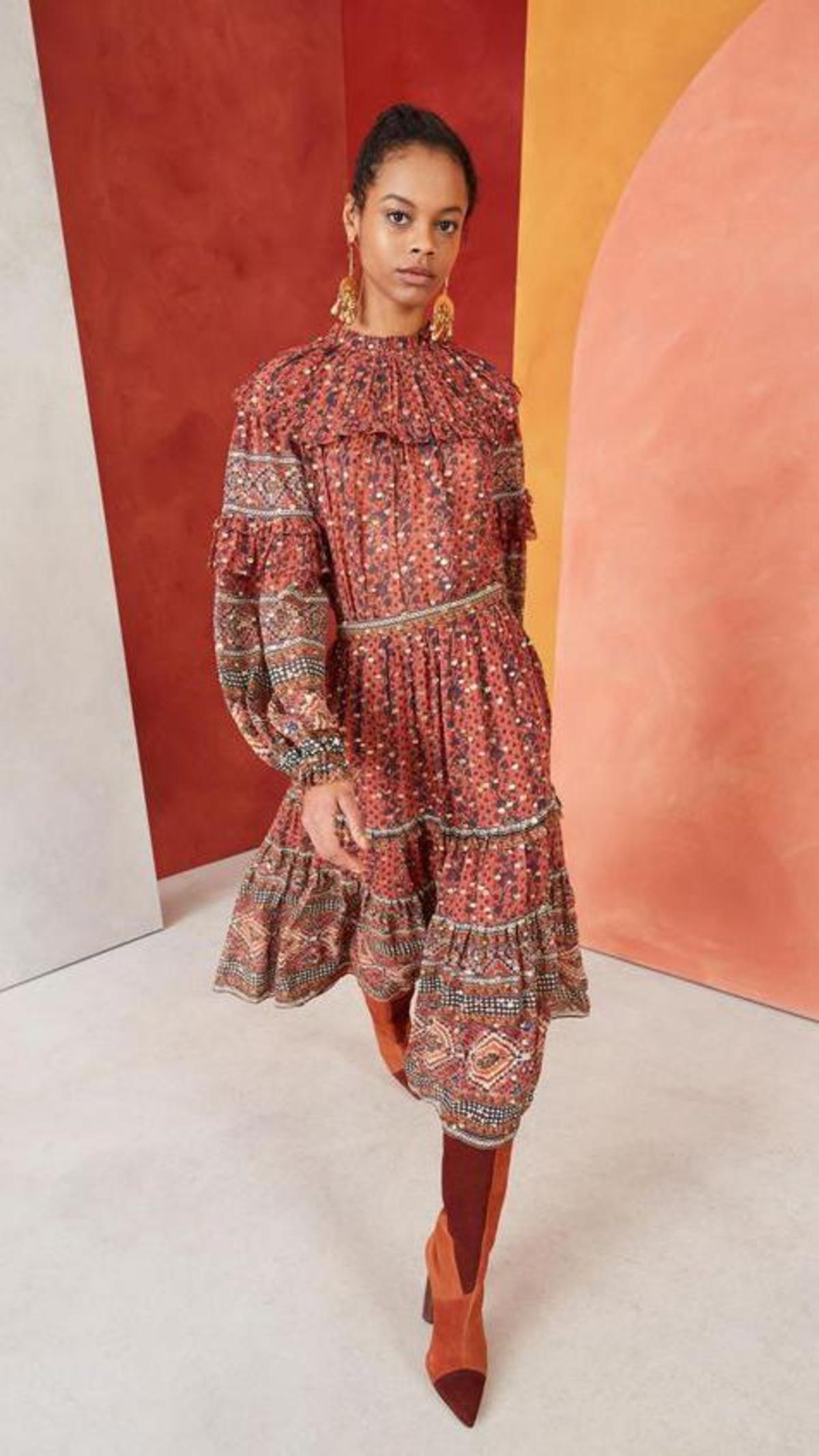 Ulla Johnson Thea Skirt - Brick | Garmentory