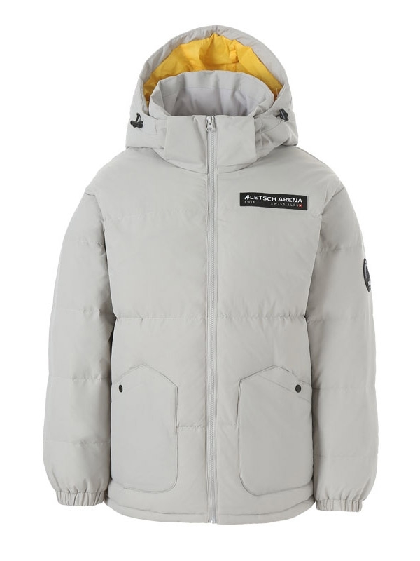 Unisex SWIB Aletsch Hooed Short Puffer Jacket | Garmentory