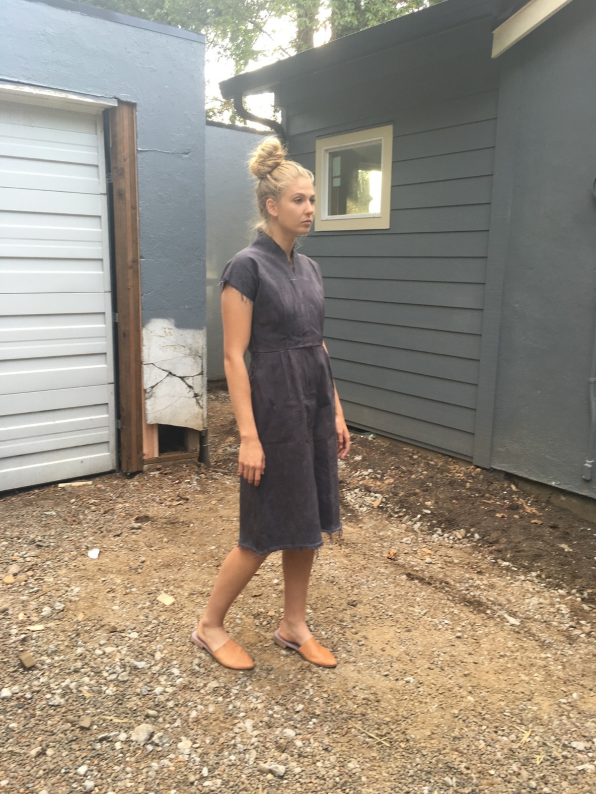 Alexa Stark grey uniform dress | Garmentory