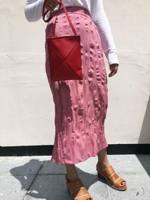 TTMAB Mini President Nappa Leather Bag - Red | Garmentory