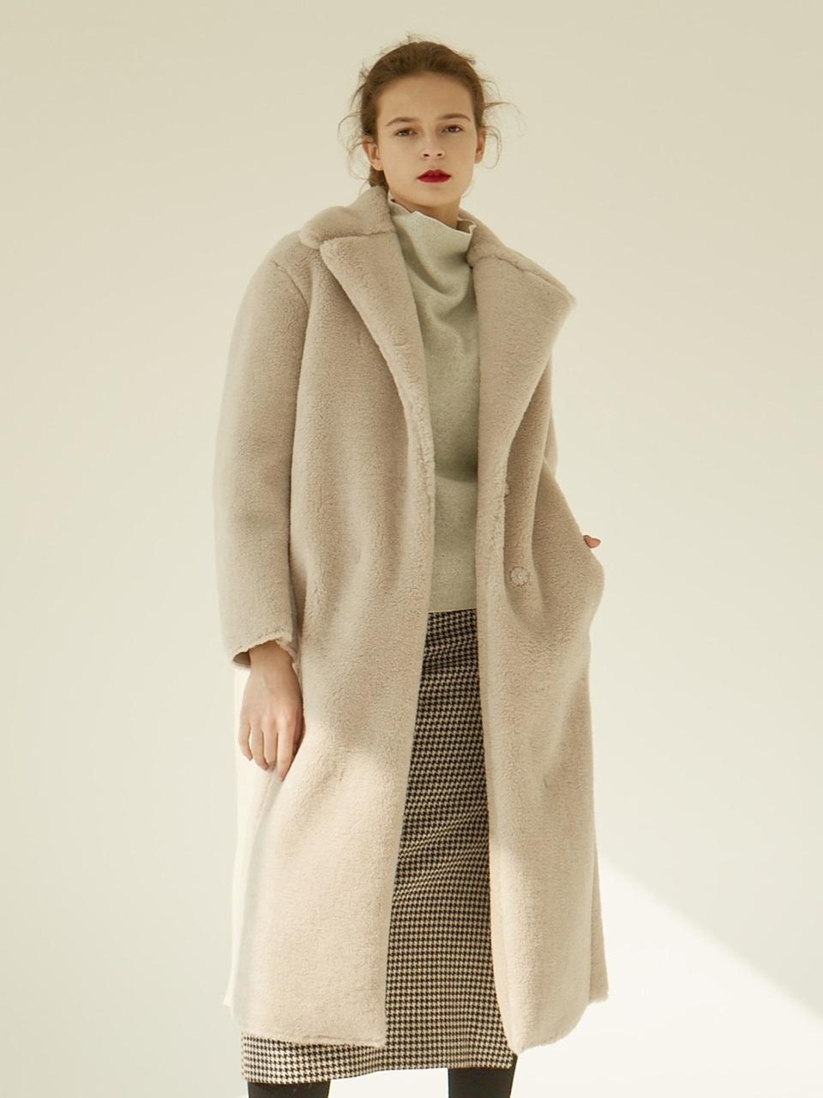 MOHAN Belted Shearing Coat 2 Color | Garmentory