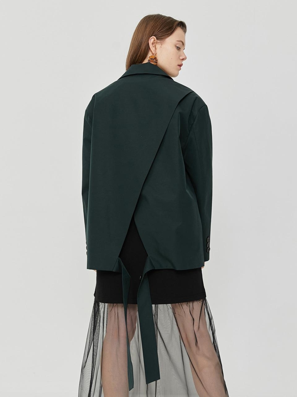 ROCKET X LUNCH Back Overlap Jacket - Dark Green | Garmentory