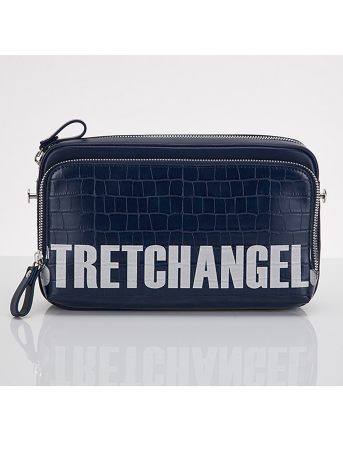 STRETCH ANGELS Giant Panini Bag - Navy | Garmentory