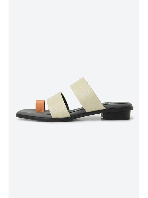SYSTEM Line Color Mule - Light Beige | Garmentory