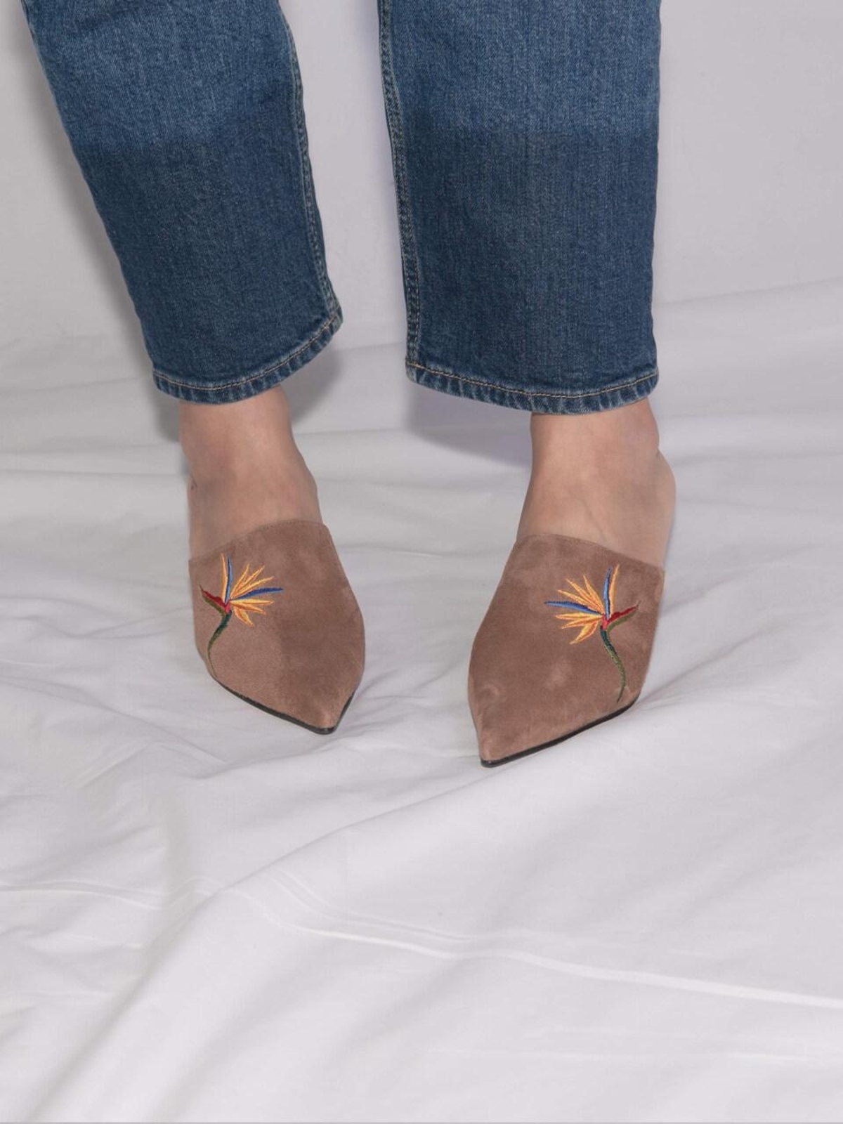 DITOLE Gloria Birds-Of-Paradise Mule - Brick | Garmentory