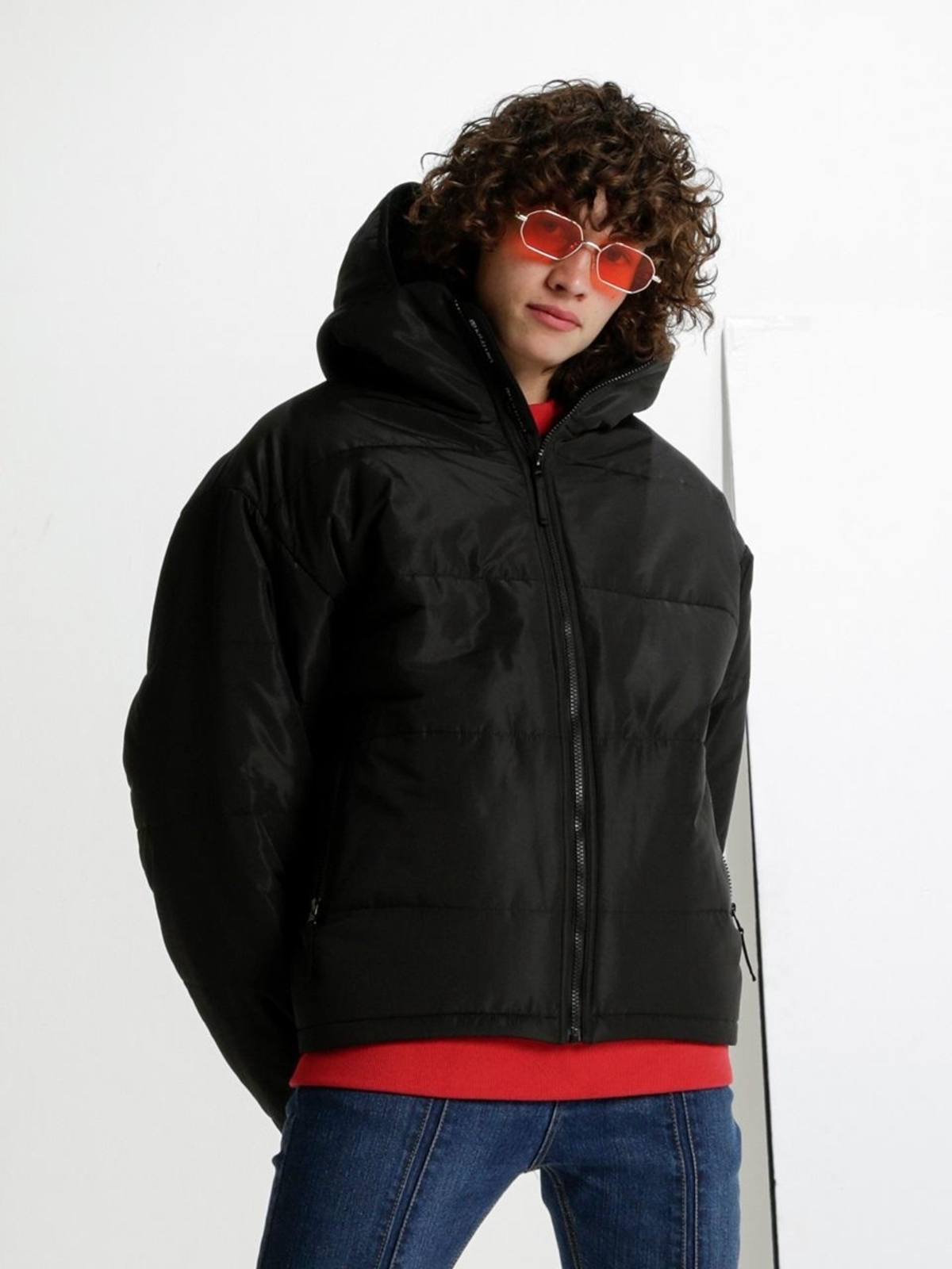 KILIJARO Two Tone Puffer Jacket - Black | Garmentory