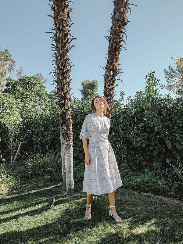 Courri Daria Dress - Plaid | Garmentory