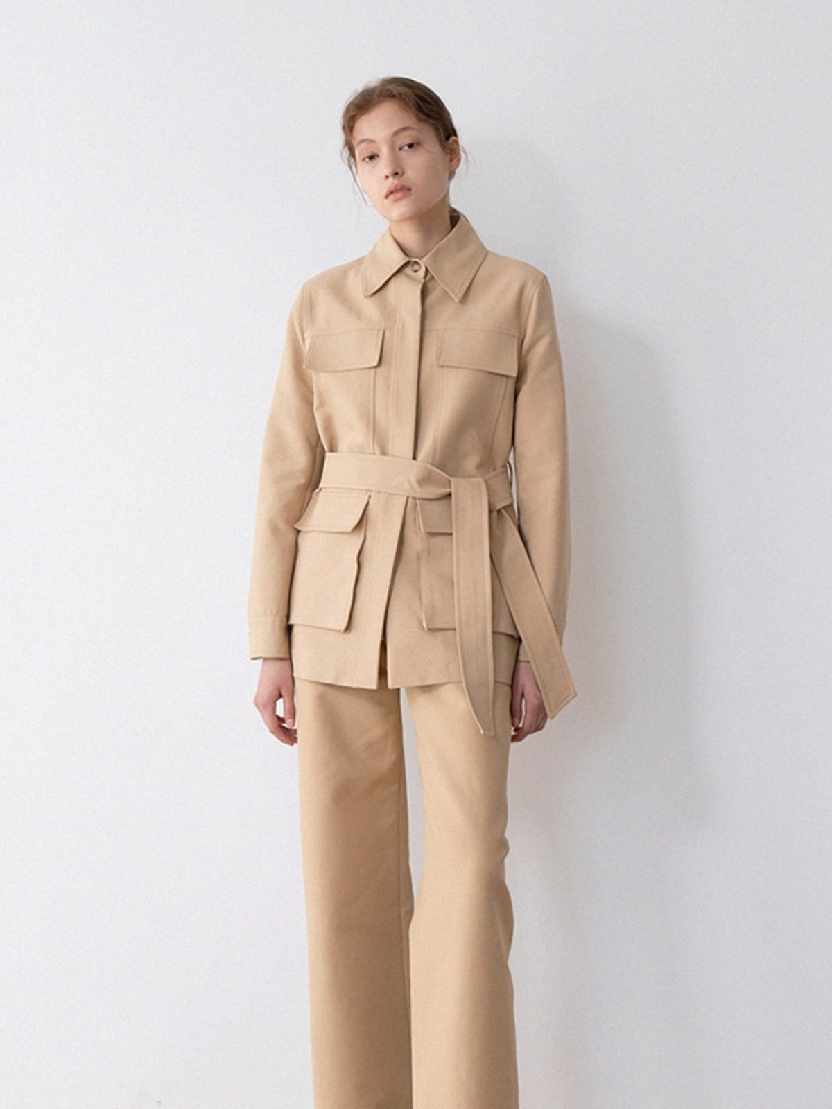 LE Cotton Field Jacket - Beige | Garmentory